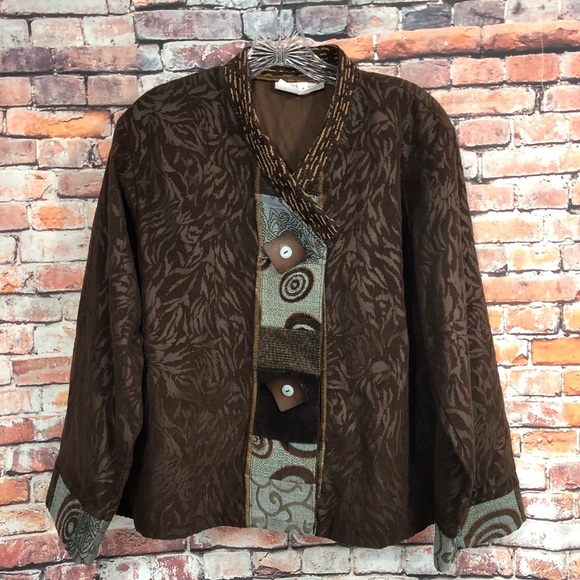 Material Girl Designs | Jackets & Coats | 8s 90s Fabric Jacket Coat ...
